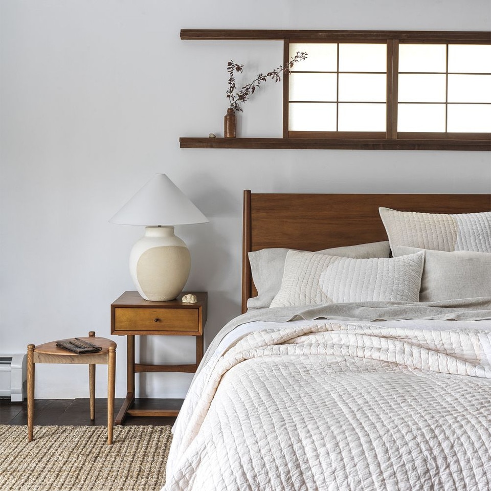 Mara Hoffman Colourblock Coverlet & Pillowcases | west elm Australia Mara Hoffman Colourblock Coverlet & Pillowcases | west elm Australia